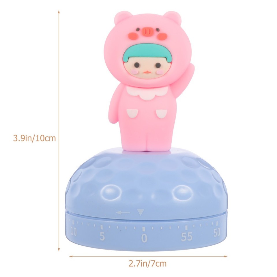 2 Pack Cute Timer Kitchen Timers for Cooking Animal Element Clock ...