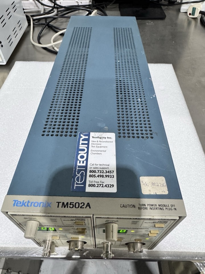Tektronix TM502A Mainframe w/ 2x AM503B | eBay