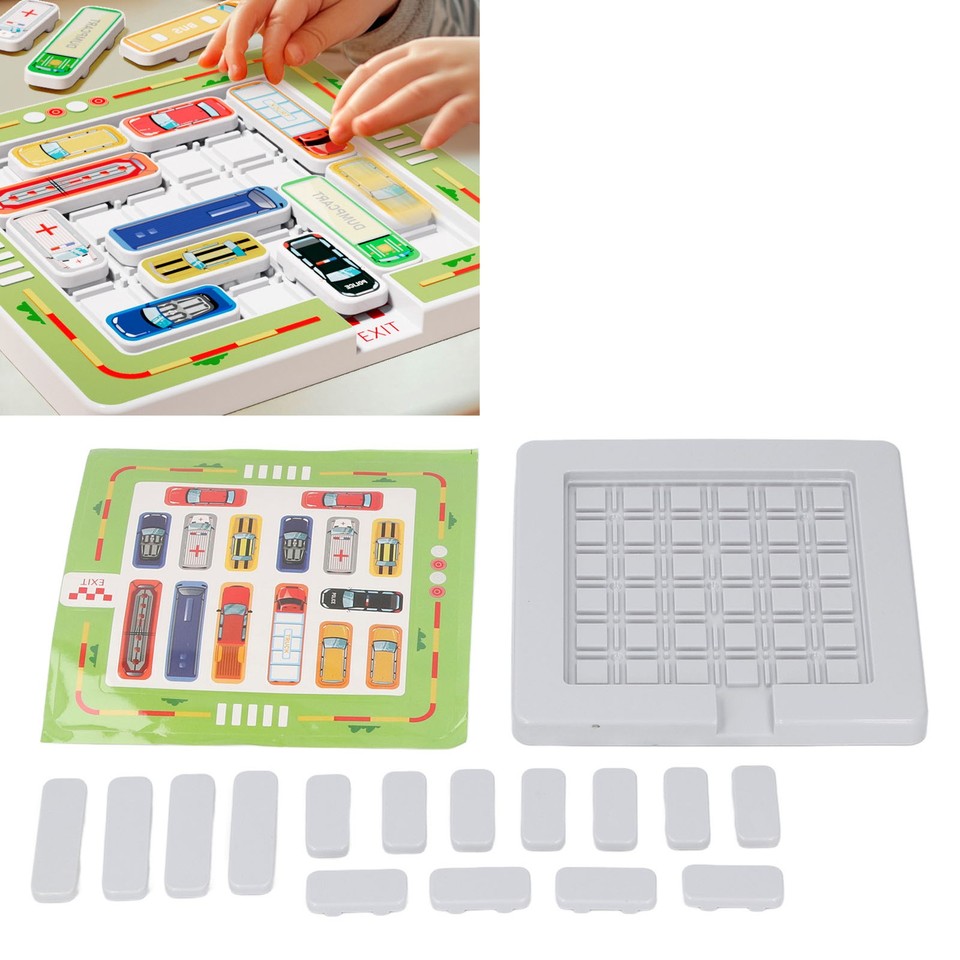 Parking Lot Maze Toy Children Logical Thinking Training Puzzle Car Maze ...
