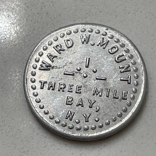 Three Mile Bay NY New York Trade Token Ward W Mount 5¢ | eBay