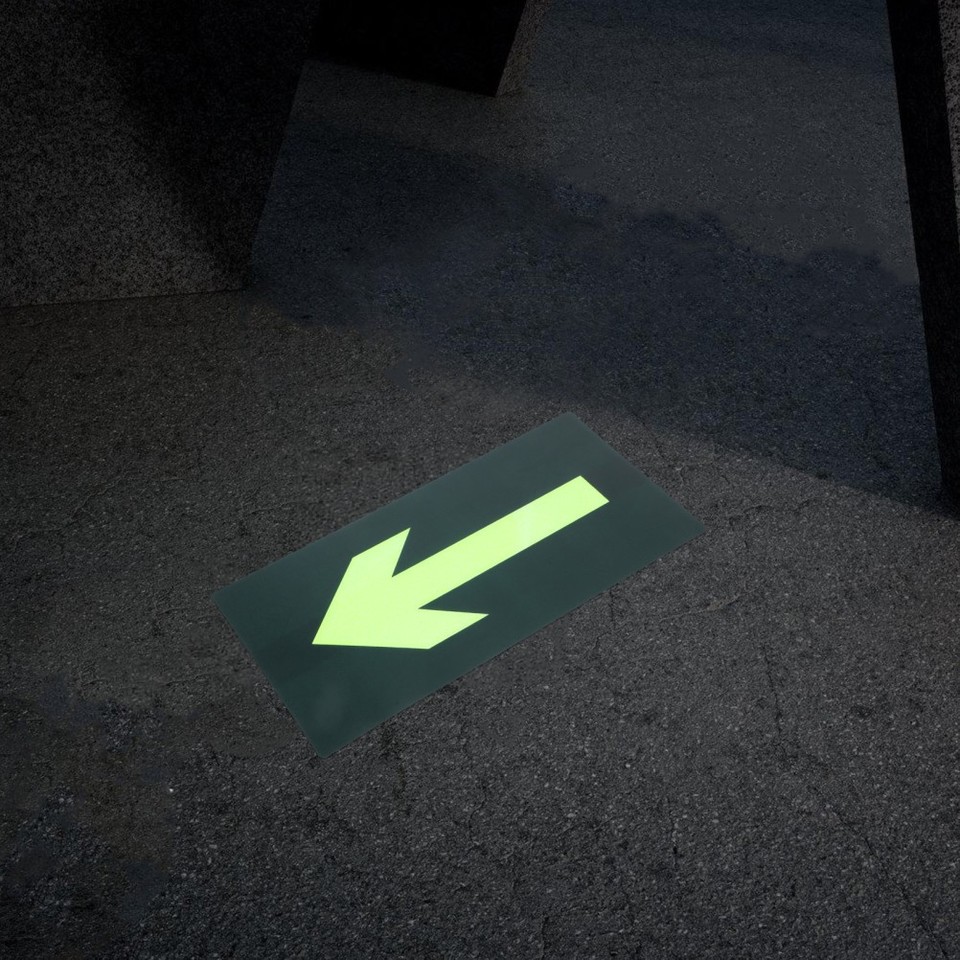 8 Pcs Fire Action Notice Sticker Emergency Exit Signs Evacuation ...