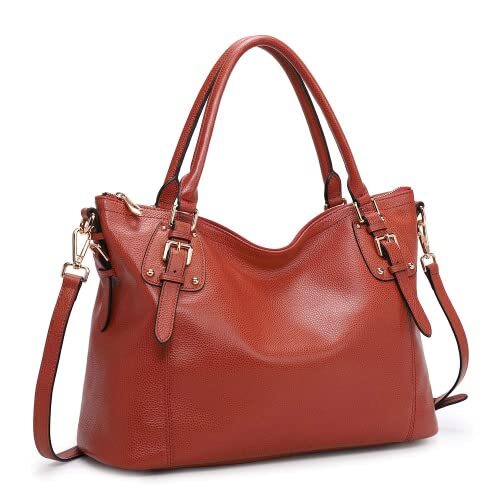 Leather Handbags Tote Shoulder Bag for Woman Satchel Designer Large ...