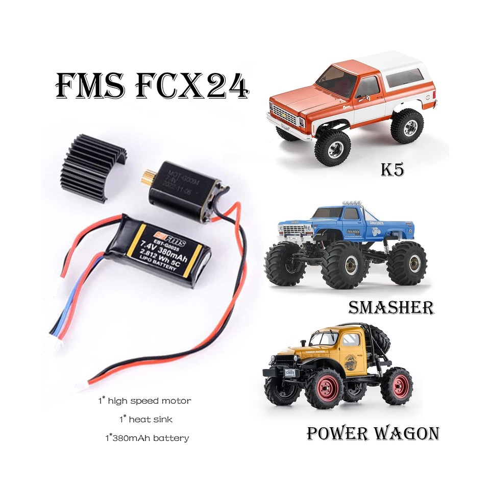 FMS RC Cars Trucks Upgrade Parts for FCX24 Spare Parts :High Speed ...
