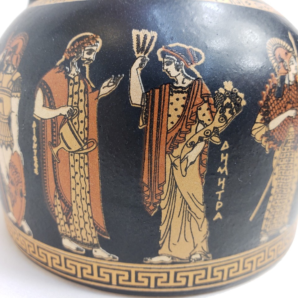 Aphrodite Demeter Athena Hera Zeus Ancient Greek Art Rare Pottery Vase ...