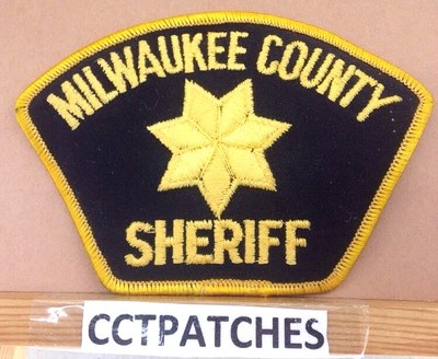 MILWAUKEE COUNTY, WISCONSIN SHERIFF SHOULDER PATCH WI | eBay