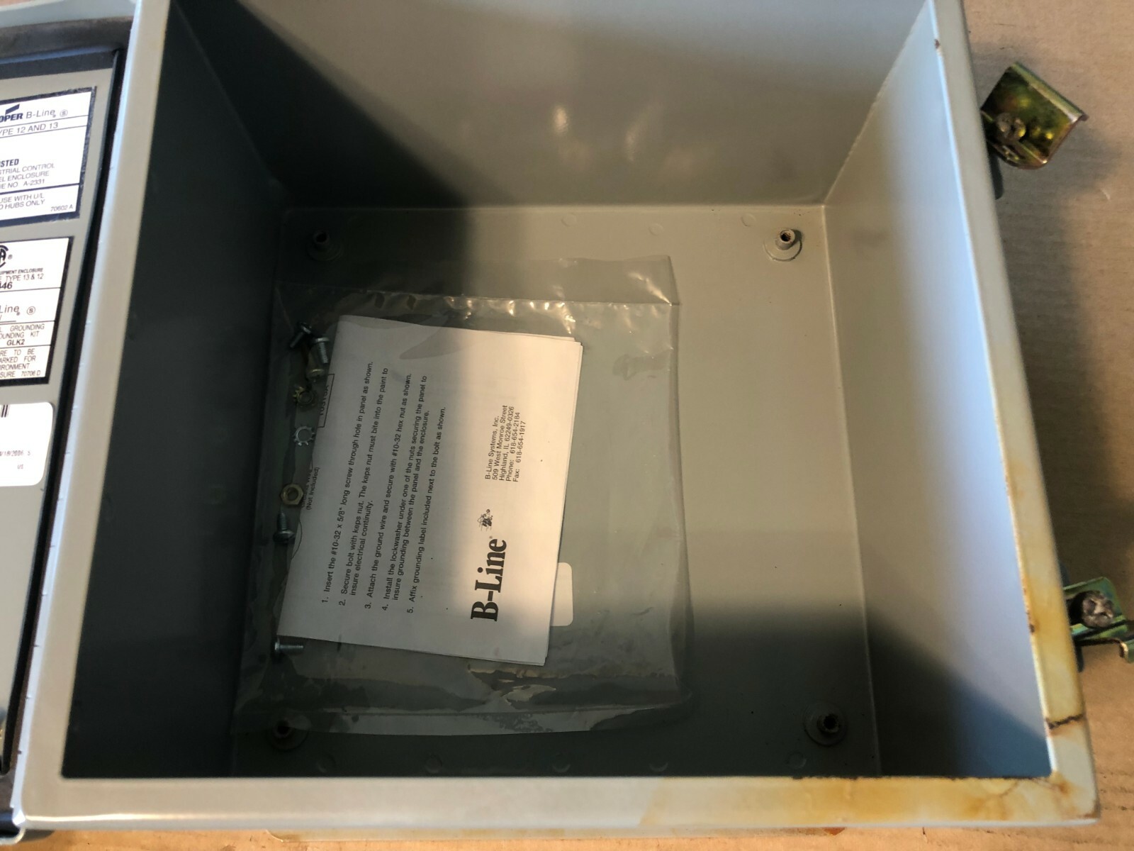 Cooper B-Line, Enclosure Box, 10106-12CHC | eBay