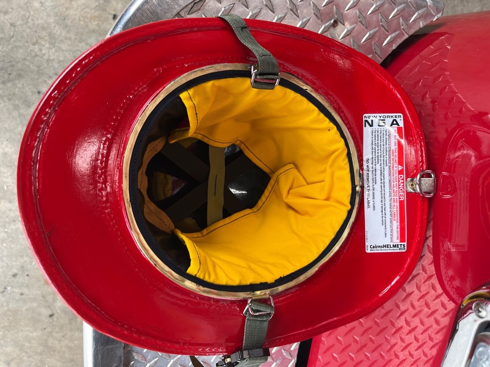 Cairns N5A Leather Fire Helmet | eBay