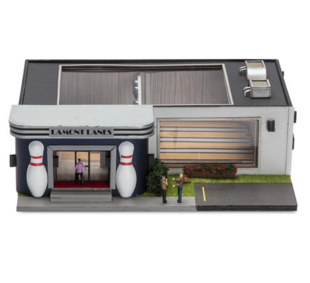 HO Scale Bowling Alley Lanes Building with LED Lights Interior Exterior ...