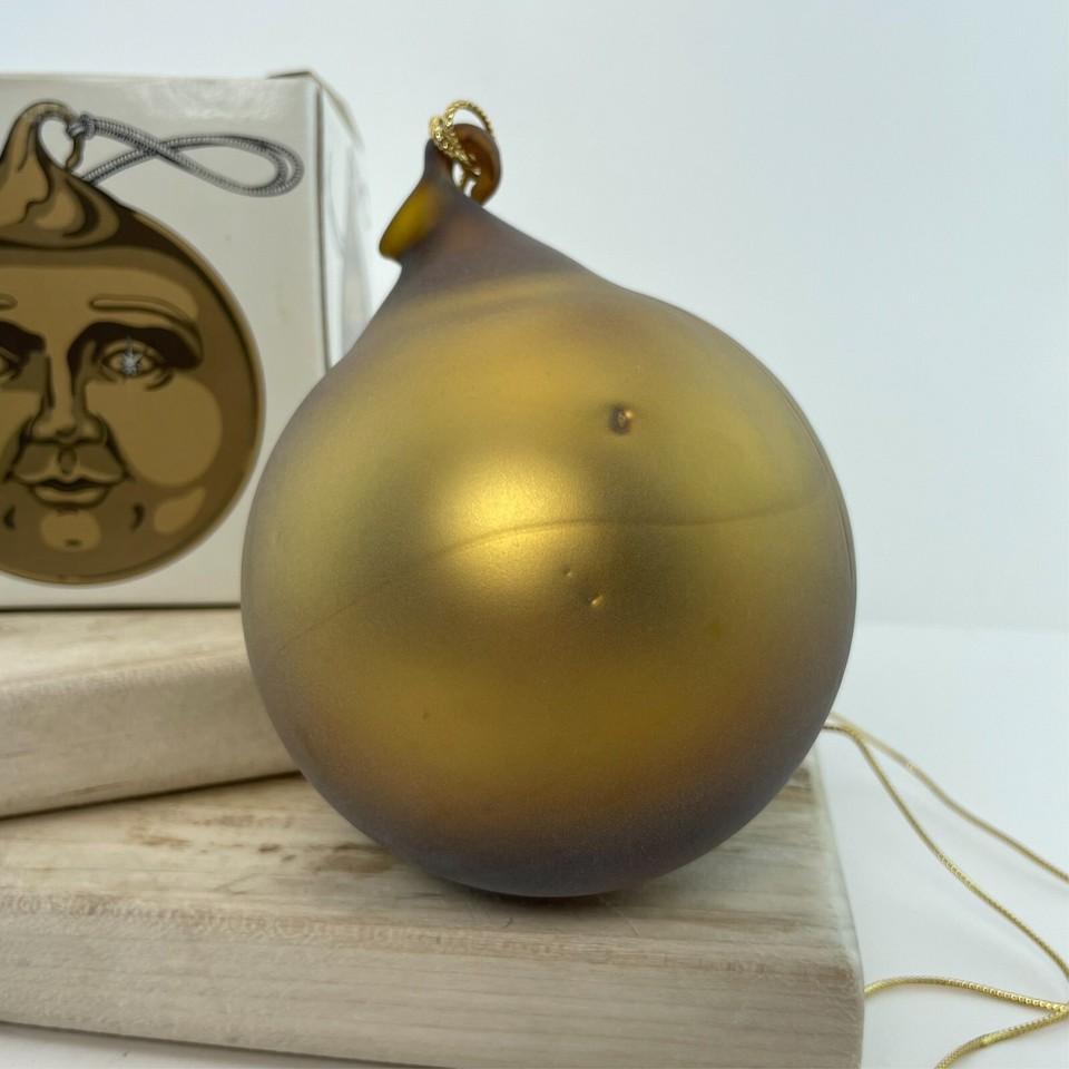 Dept 56 Man in the Moon Mercury Glass Ornament 100MM | eBay