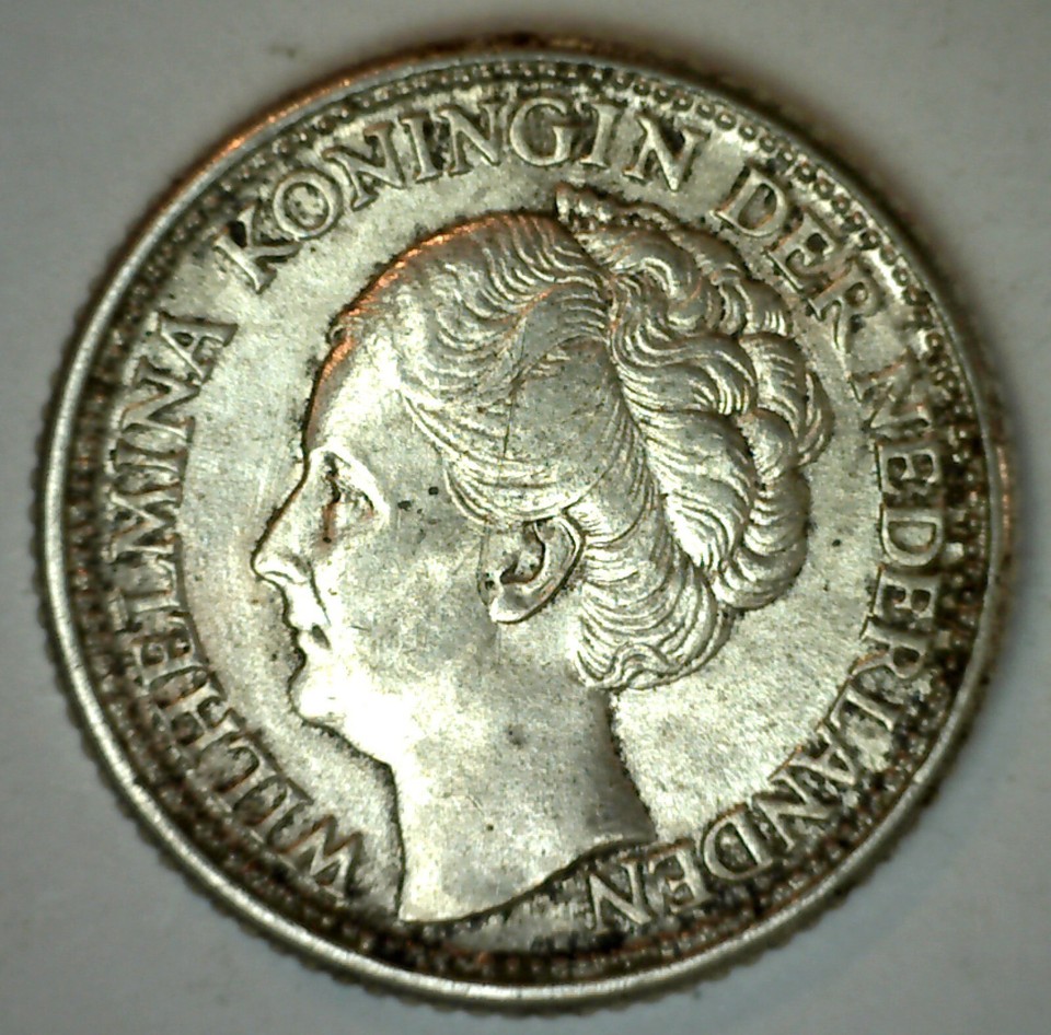 1944 P Netherlands 25c BU Silver 25 Cents Coin Uncirculated | eBay