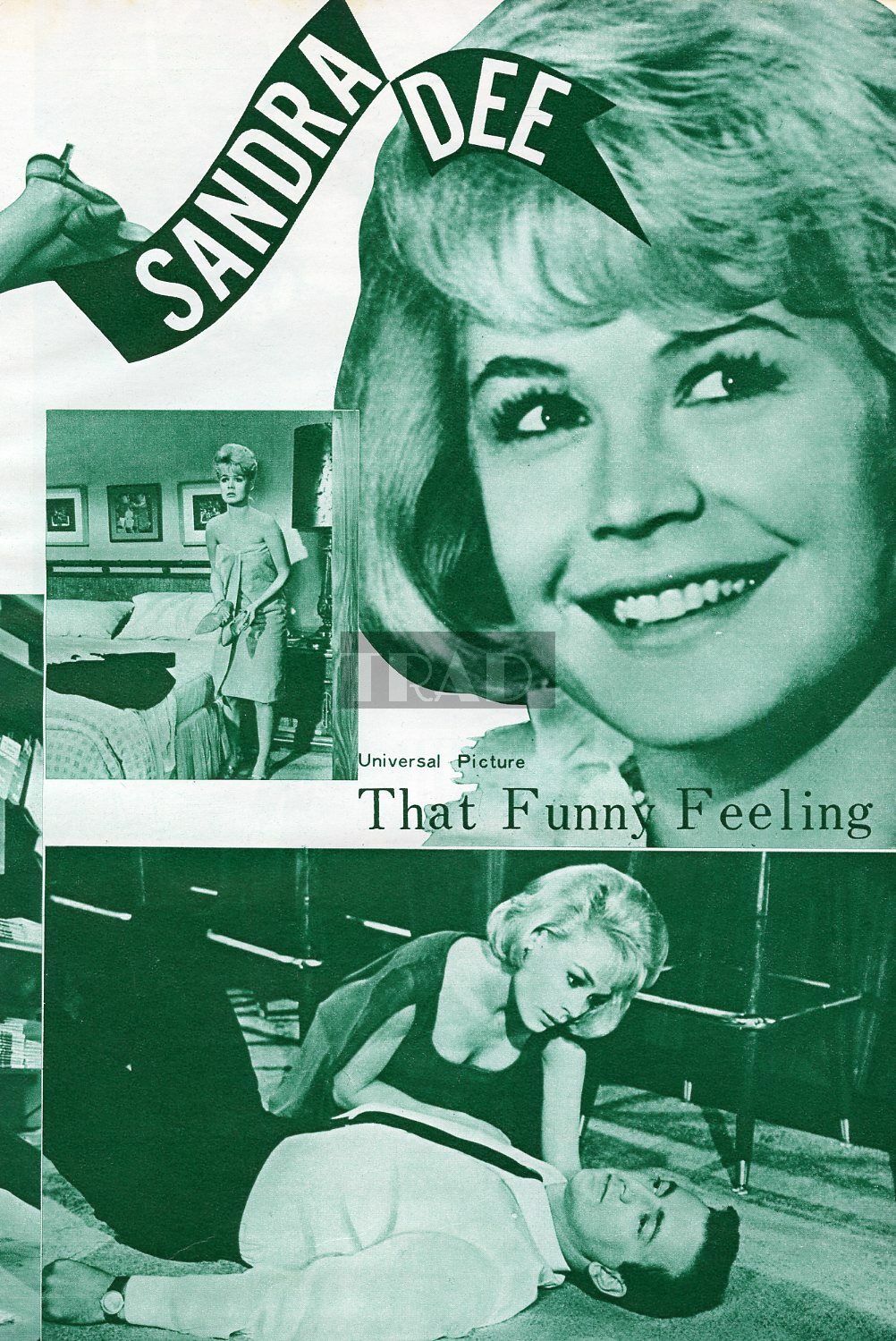 SANDRA DEE BOBBY DARIN That Funny Feeling 1965 Picture Clipping 2 ...