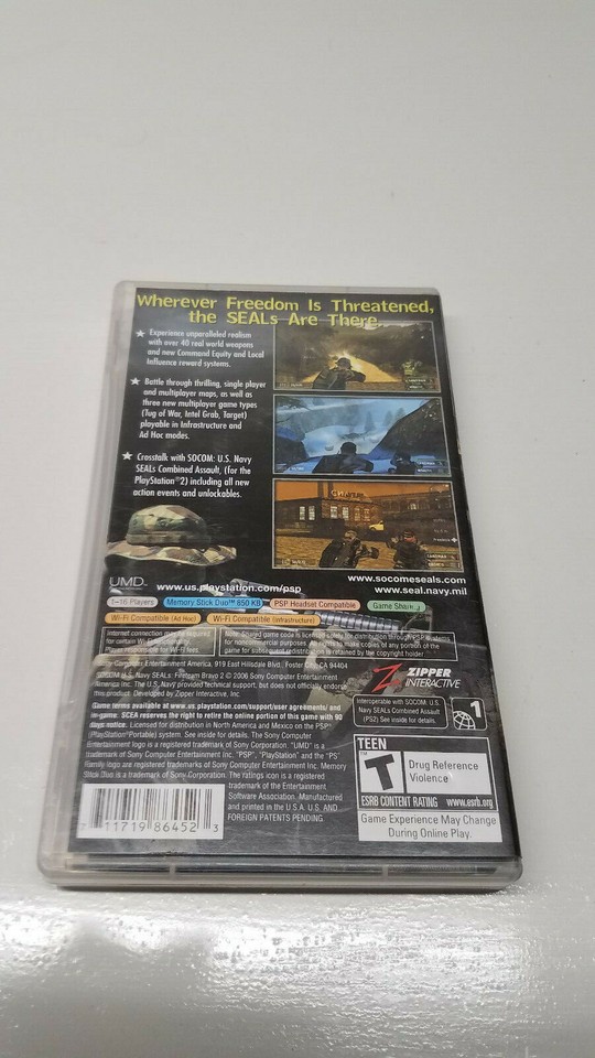 SOCOM: U.S. Navy SEALs -- Fireteam Bravo 2 (Sony PSP, 2006 ...