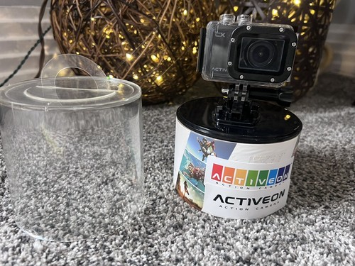 New Activeon CX Action Camera CCA10W Black Full HD Waterproof WiFi ...