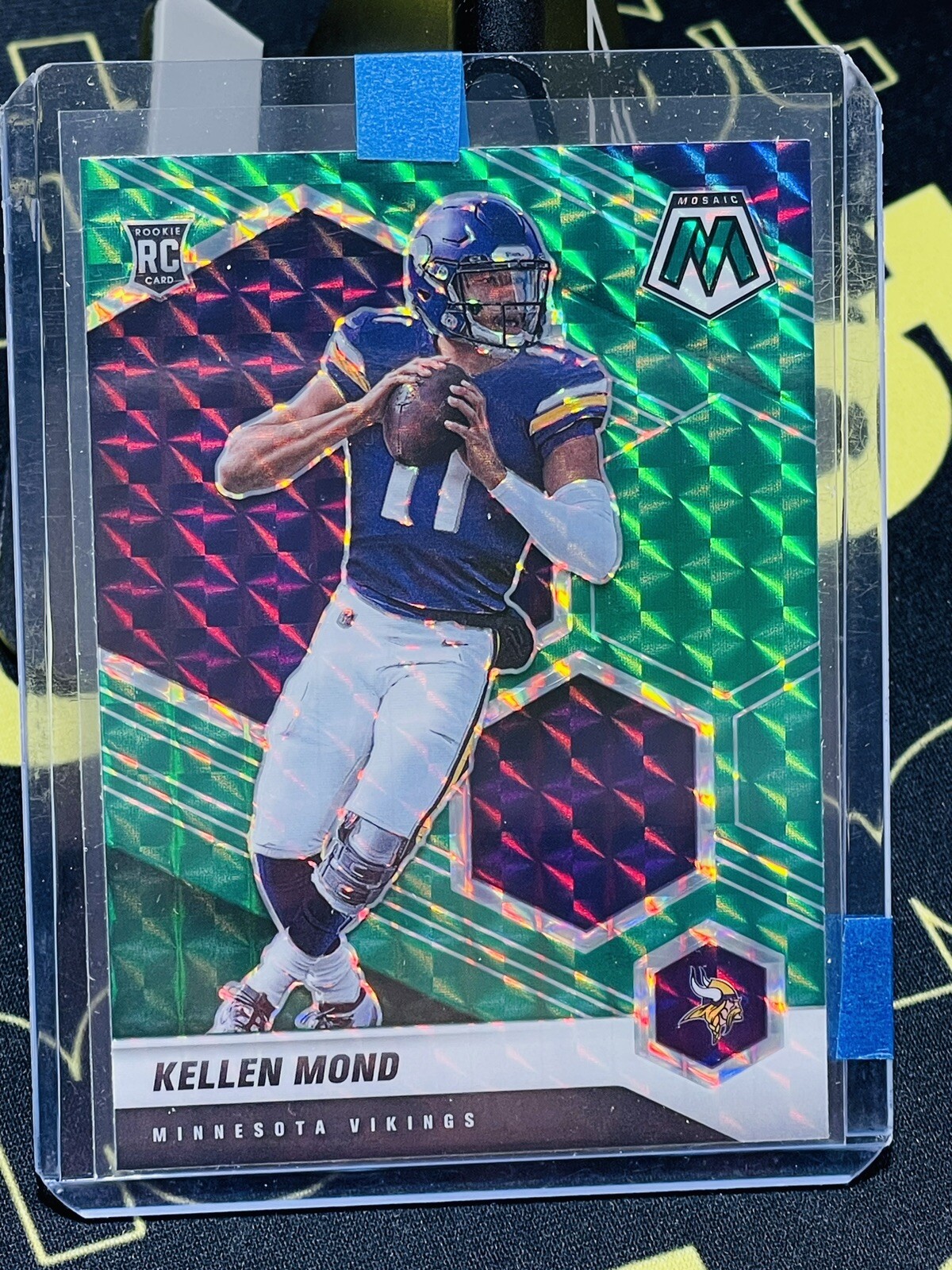 KELLEN MOND 2021 Panini Mosaic GREEN MOSAIC RC Rookie VIKINGS NFL | eBay