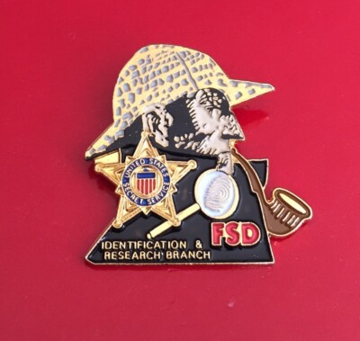 Pin Us Secret Service FSD Identification & Research Branch | eBay
