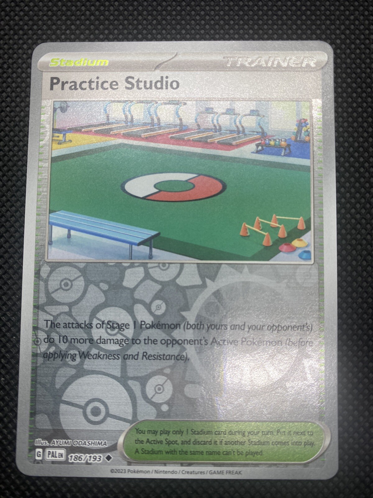 Pokemon - Practice Studio - 186/193 - Reverse Holo - Paldea Evolved ...