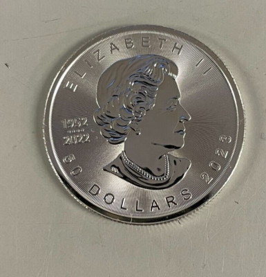 2023 Platinum 1 oz Canadian Platinum Maple Leaf $50 Coin .9995 Fine ...