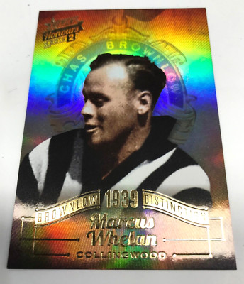 2015 SELECT AFL HONOURS S2 BROWNLOW DISTINCTION CARD BD18 MARCUS WHELAN ...