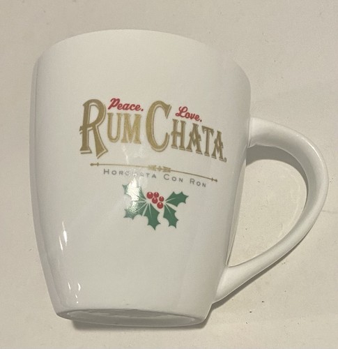 Peace Love Rum Chata cup RumChata White Mug Winter Holiday Mug Horchata ...
