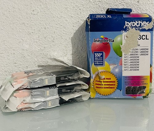 Brother LC203CL XL Ink Cartridges 3 Cartridges OPEN BOX EXP: 10/2023 | eBay