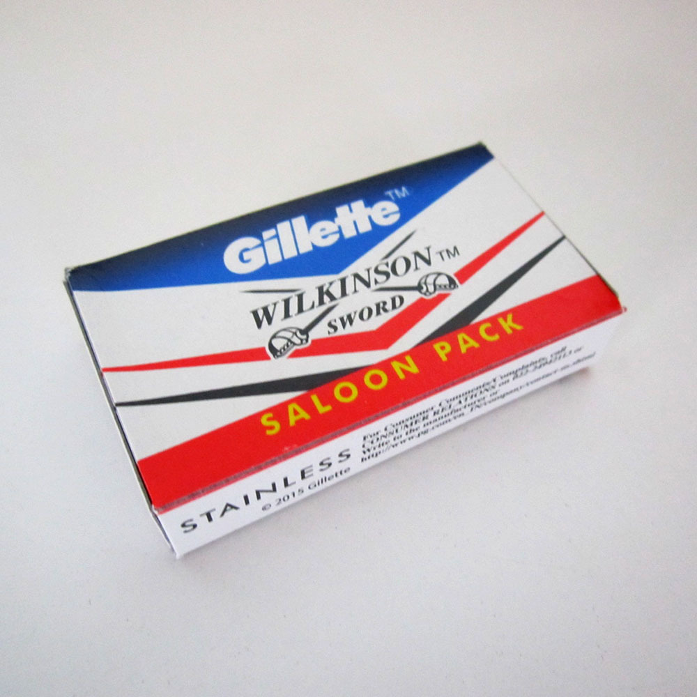 Gillette Wilkinson Sword Stainless Double Edge Safety Razor Blades ...