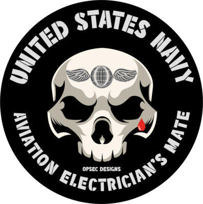 Aviation Electrician's Mate Decal - US Navy Rate Decal - Military 12 ...