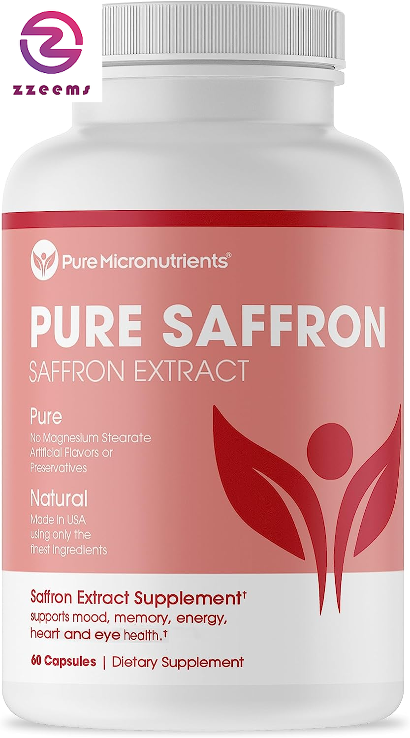 Saffron Supplements - 100% Pure Saffron Extract Capsules - Boost Energy ...