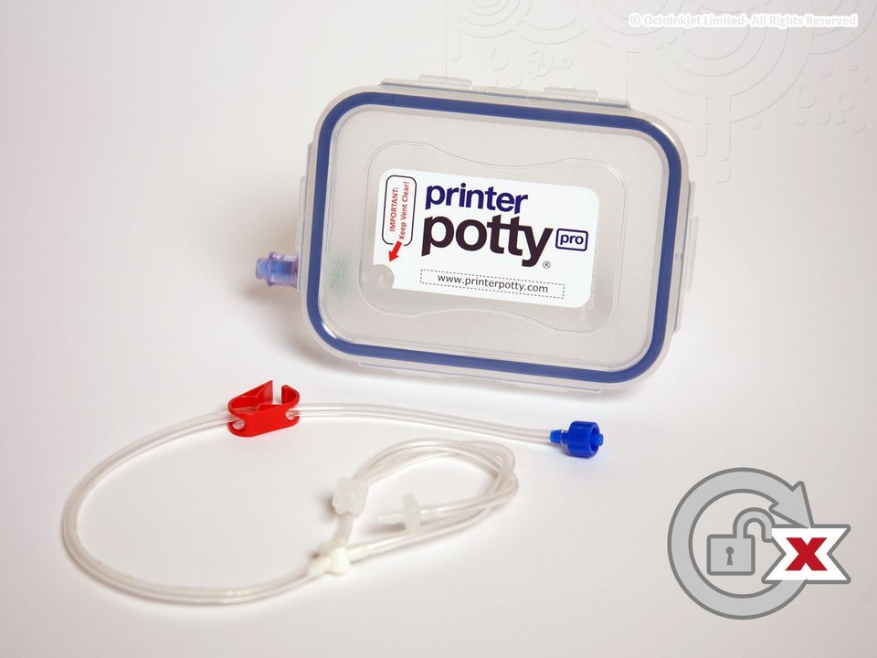 External Waste Ink Tank - Fits: Epson SureColor P400, SC-P400 (kit only ...