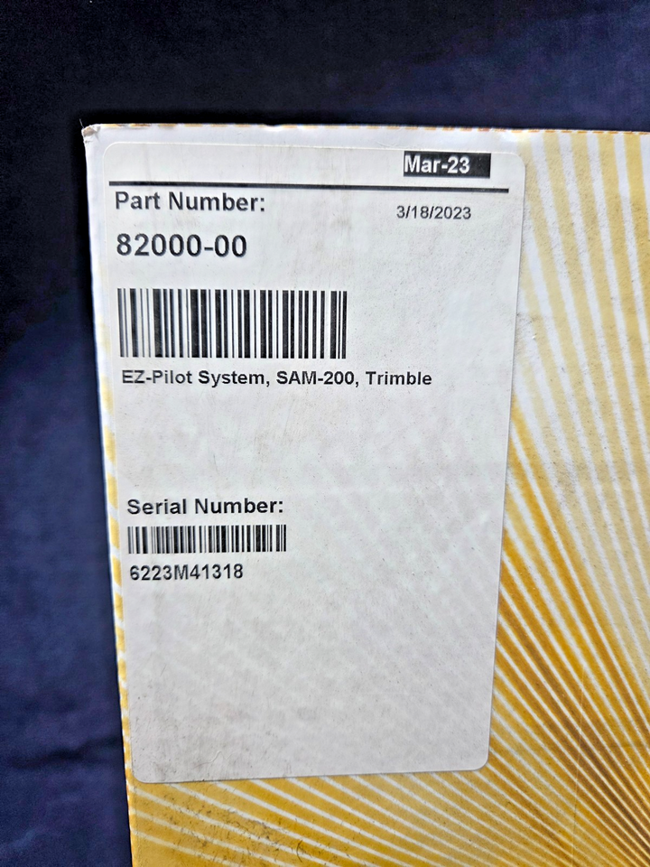 Genuine Trimble SAM 200 EZ Pilot Assisted Steering System P/N 82000-00 ...