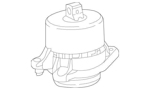 Genuine Mercedes-Benz Engine Mount 222-240-22-00 | eBay