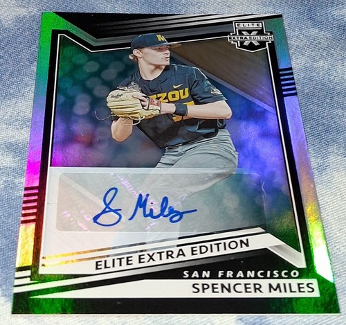 2022 Panini Elite Extra Edition #136 Spencer Miles Autograph Rookie ...