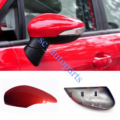 2011-2017 For Ford Fiesta Red Left Driver Side Mirror Cap Cover ...