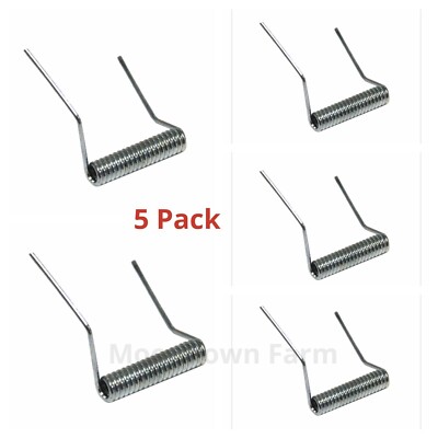5 Pack Bird Cage Door Springs Replacement / Door Accessories for Cages ...