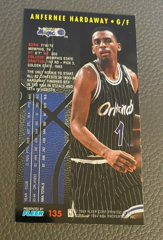 1994-95 Fleer NBA Jam Session - #135 Anfernee Hardaway for sale online ...