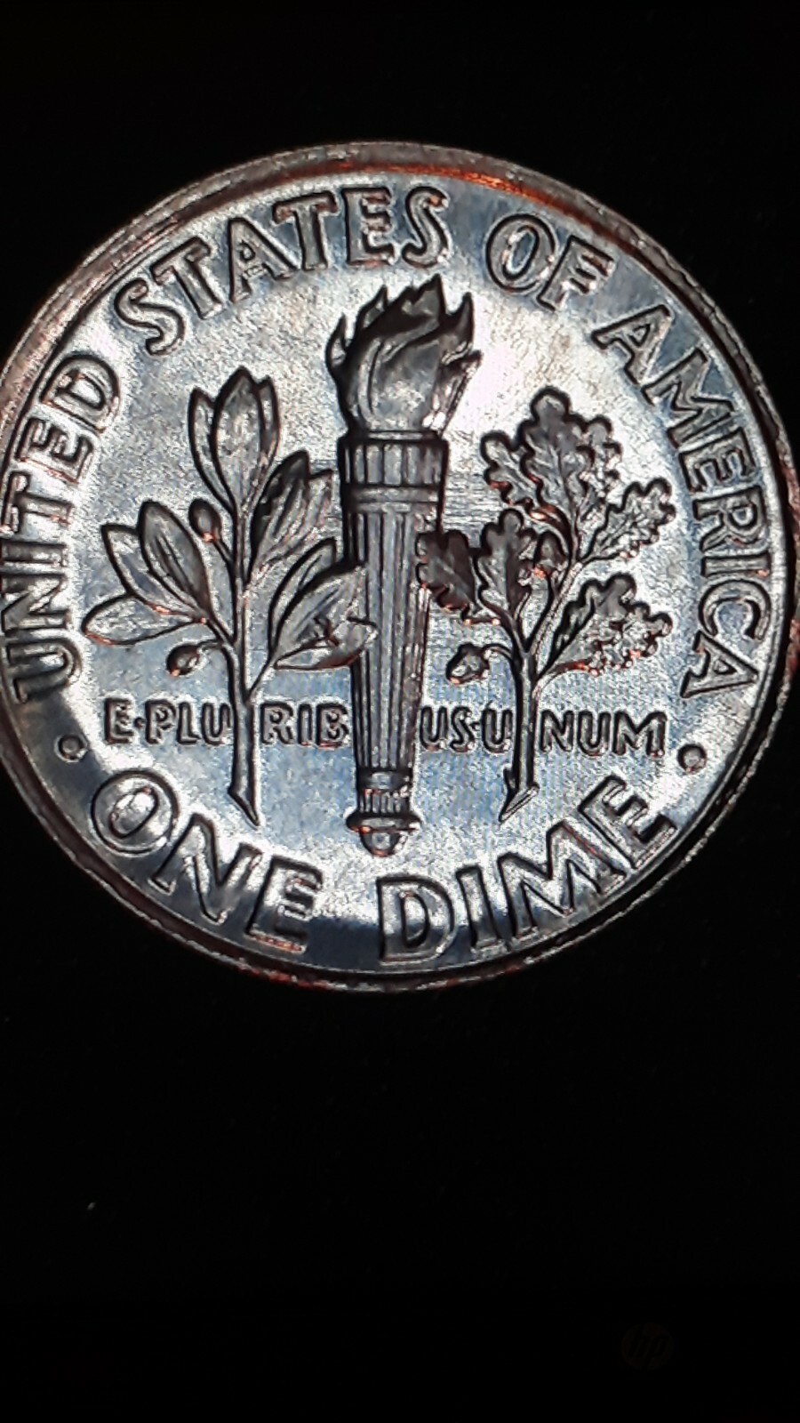 2020d Roosevelt dime Mint Error Finger Fitted Damaged Rivers Nise One ...