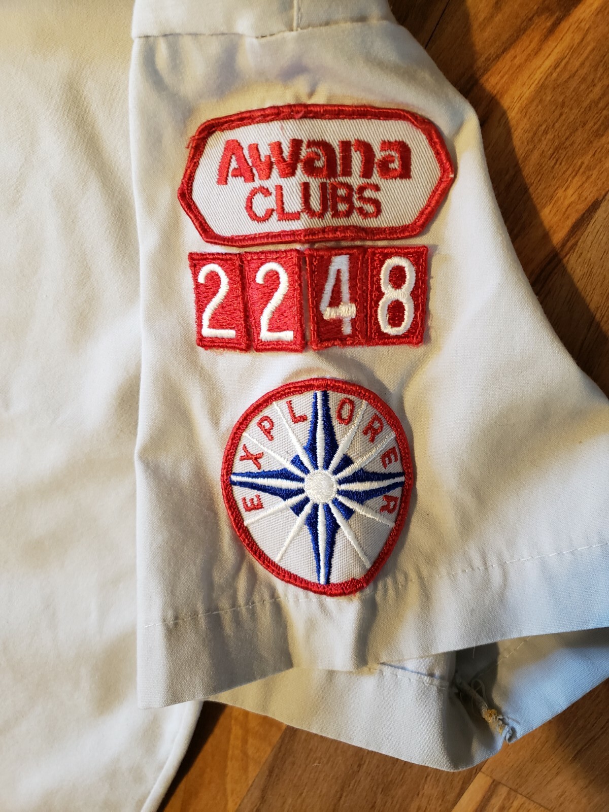 AWANA CLUBS GIRLS GRAY BUTTON UP SHIRT SIZE 14 | eBay