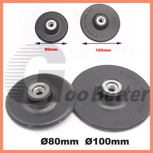 3" 4" inch Rubber Backing Pad for Angle Grinder Sander Grinder Polisher ...