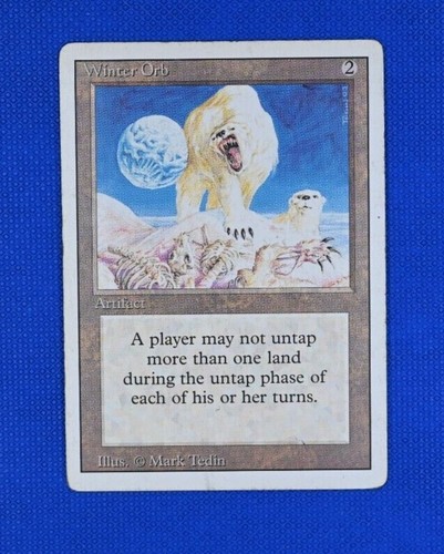 Magic the Gathering Artifact Winter Orb Mtg -- Revised Edition | eBay