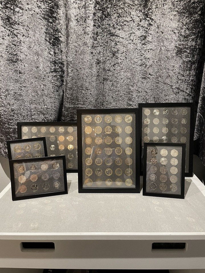 2 Pound Coin Display 35 Coins For Your Rare Collection £2 Frame | eBay UK