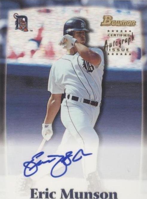 2000 Bowman Draft Picks & Prospects - Autograph Eric Munson #BDPA13 (AU ...
