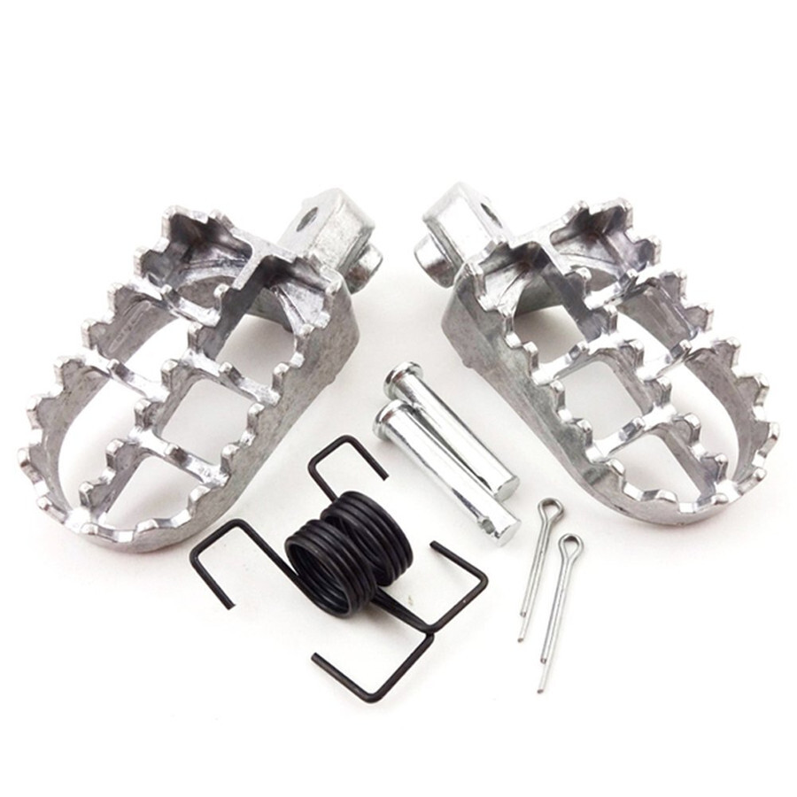 1Pair Motorcycle Dirt Bike Wide Foot Pegs Pedal Footrest with ...