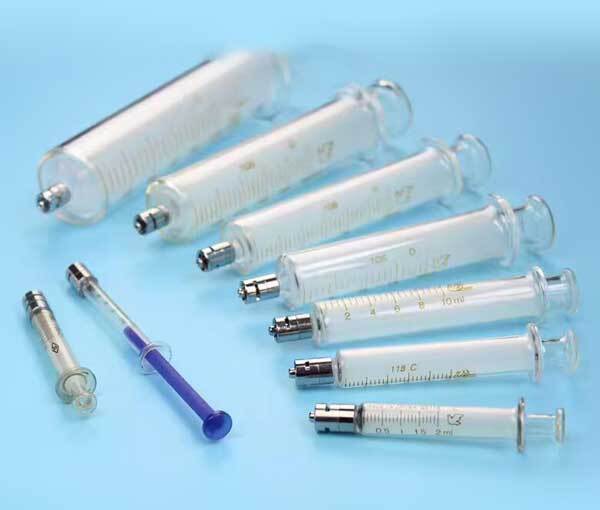 1ml-100ml Luer Lock Tip Glass Chemistry Laboratory Injector Syringes ...