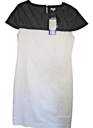 HEINE - BICOLOUR DRESS - DIAMENTIE BODICE - SIZE EURO 42 - NWTS #667 | eBay