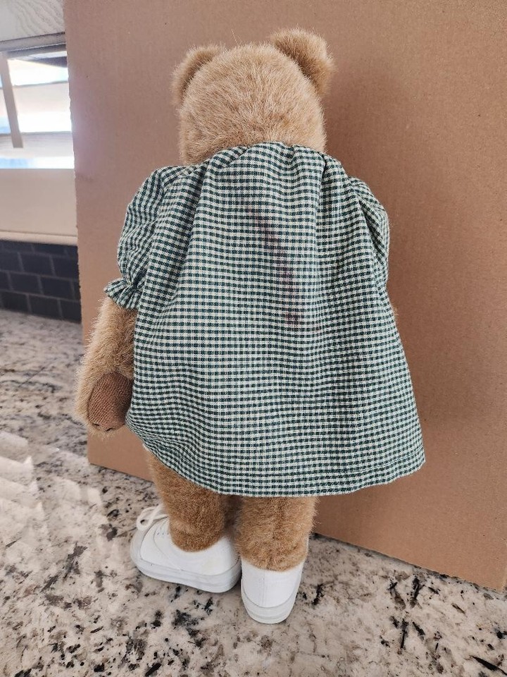 TEDDY BEAR BY LINDA BRANT DOLL ARTIST "HOLLY BEARY" 1993 SOUTH BEND, IN ...