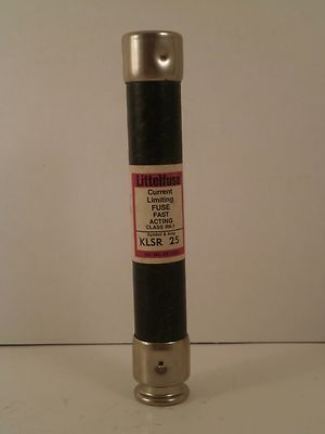 LITTELFUSE CURRENT LIMITING FUSE FAST ACTING 25AMP/600VOLTS KLSR 25 | eBay