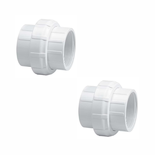 1" PVC Union Coupling Pipe Fitting Threaded FIP - 2 Pack | eBay