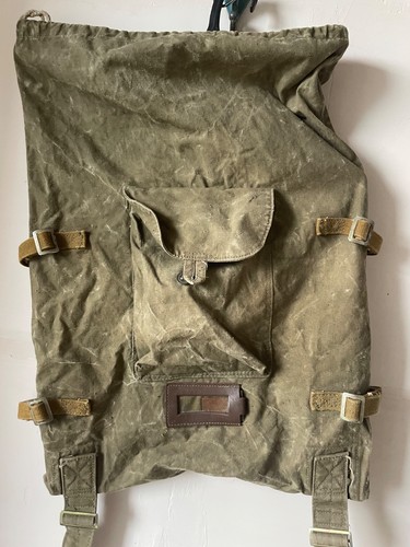 Vintage Soviet Army Military Backpack Army Duffel Bag OD 35L 1980 USSR ...