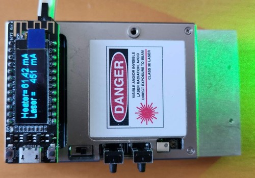 WiFi Enabled Osram PL530 Green SLM Laser for Holography, Model: PL530EK ...