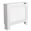 91cm Internal Tall Radiator Cover MDF Modern Cabinet Slatted High ...