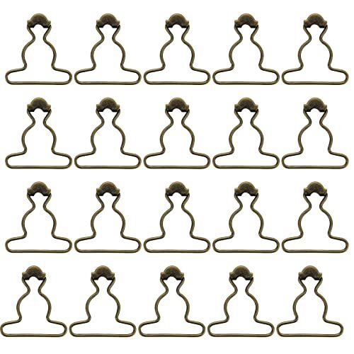 20 Pcs Overall Clasp Replacement 1.5Inch Overall Suspender Dungaree ...